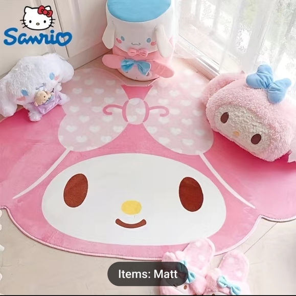 Sanrio | Accents | Melody Sanrio Floor Mat Rug Carpet Large Girls ...